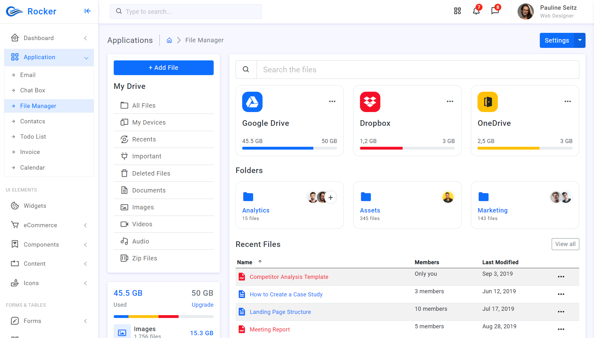 Rocker Bootstrap 5 Admin Dashboard Template