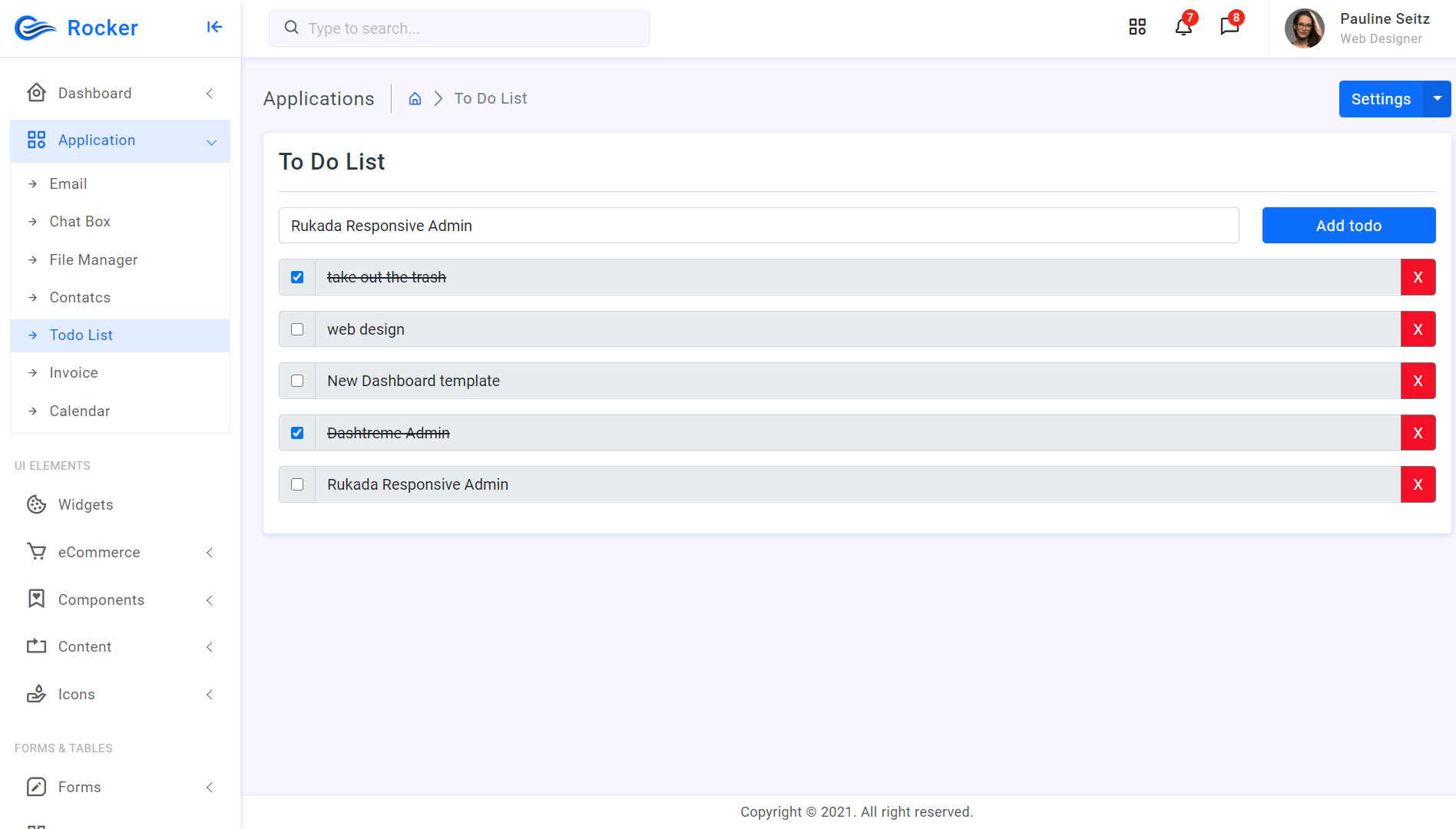 Rocker - Bootstrap 5 Admin Dashboard Template