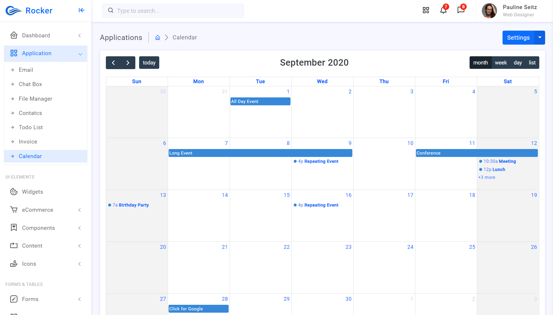 Rocker - Bootstrap 5 Admin Dashboard Template